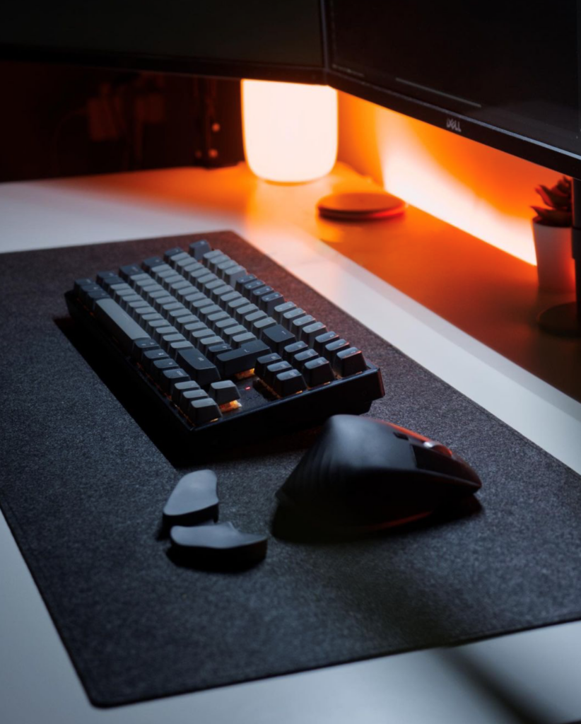 Grey Desk Mat - Setupedia Store