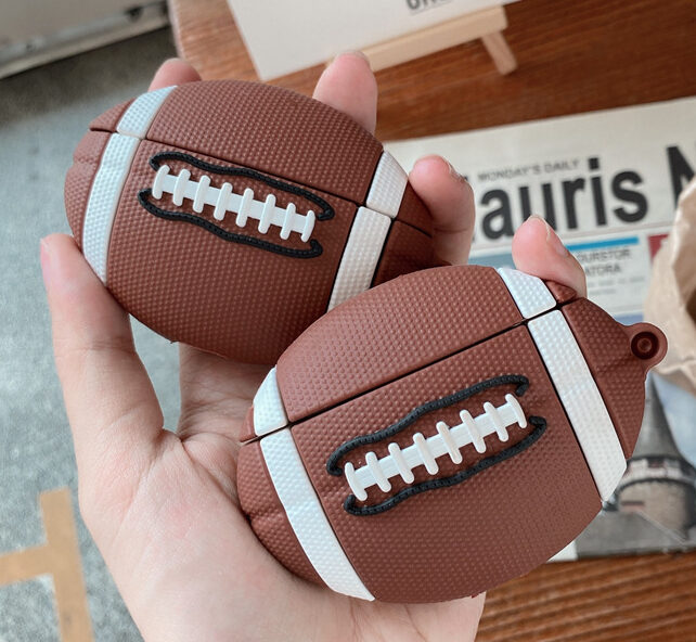 Football Shaped AirPod Case - Setupedia Store